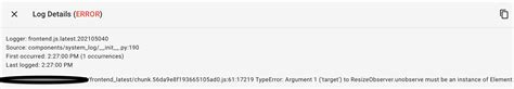resizeobserver loop completed with undelivered notifications · issue