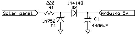 Is This Circuit OK To Charge A Capacitor From A Solar Panel General Electronics Arduino Forum