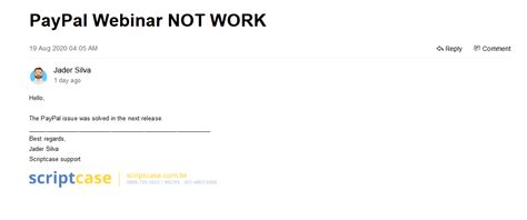 Never Buy A Support Package General Scriptcase Low Code