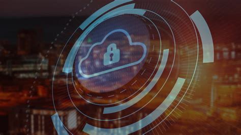 Animation Of Cloud With Padlock Icon Digital Data Processing Over Cityscape Premium Stock Video