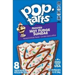 Pop Tarts Frosted Cookies And Creme Toaster Pastries Snack Box 16