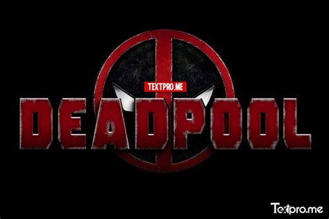 Create Deadpool Logo Style Text Effect Online
