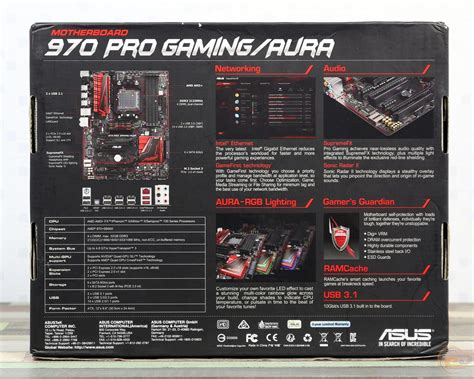 Обзор и тестирование материнской платы Asus 970 Pro Gamingaura Gecid