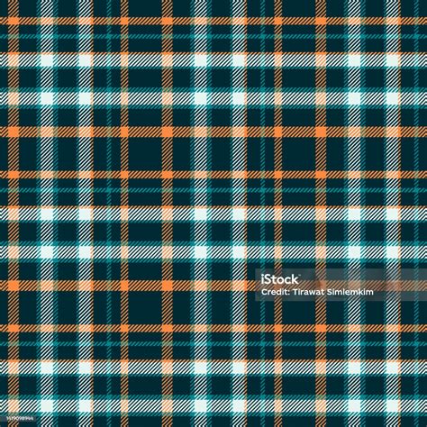 딥 블루 오렌지 모던 타탄 격자무늬 스코틀랜드 이음새가 없는 패턴 가을에 대한 스톡 벡터 아트 및 기타 이미지 가을 타탄 체크무늬 0명 Istock