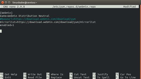 how to install webmin on centos 8 rhel 8 server linuxbabe