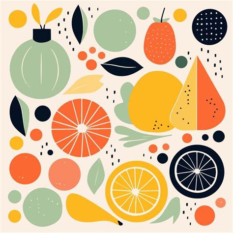 Premium Vector Vector Cute Simple Pattern Abstract Flowers