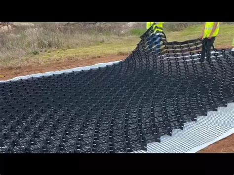 Textured Hdpe Plastic Geocell Ground Reinforcement Geo Cells Effectively Control Erosion