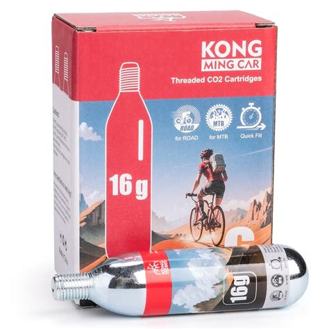 16g 및 25g 나사식 Co2 카트리지 자전거 타이어 팽창기용 Co2 실