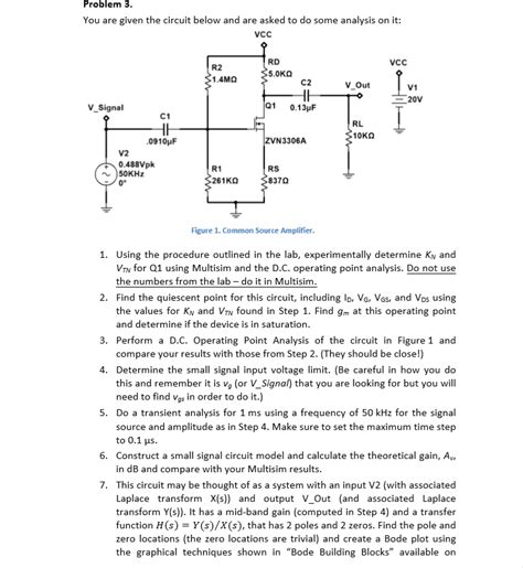 Problem You Are Given The Circuit Below And Are Asked Chegg