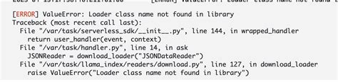 JsonDataReader Error Issue Run Llama Llama Hub GitHub