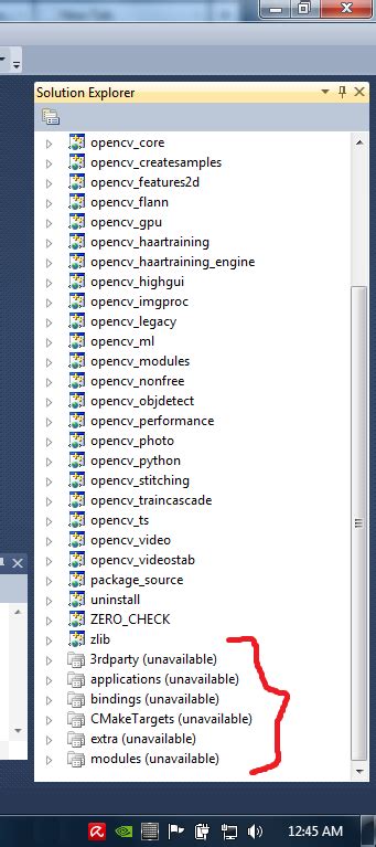 Building Problem In Windows Opencv Qanda Forum