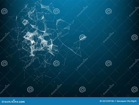 Abstract Technology Background Science Big Data Background Vector