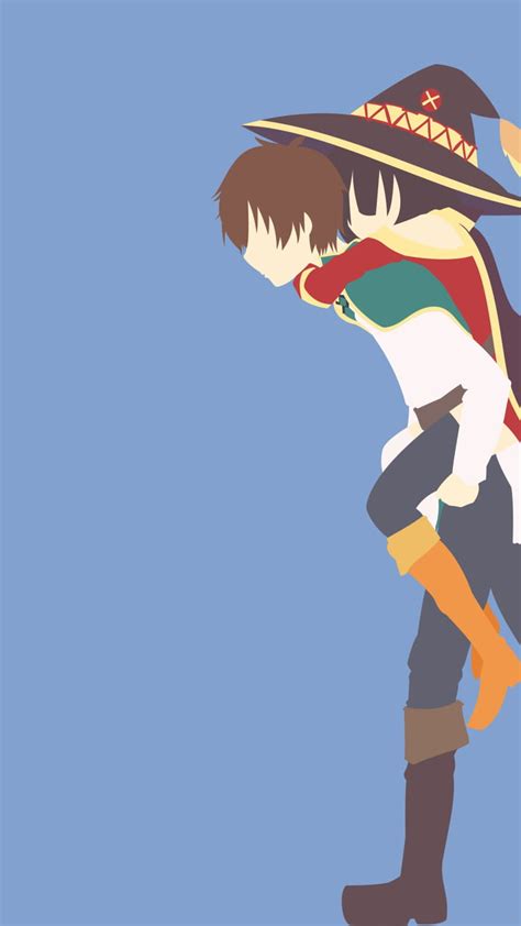 Megumin Getting Carried Konosuba Gag
