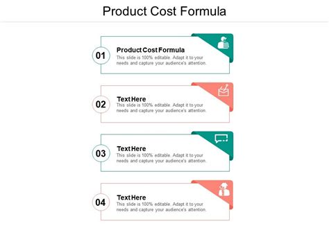 Product Cost Formula Ppt Powerpoint Presentation Show Grid Cpb