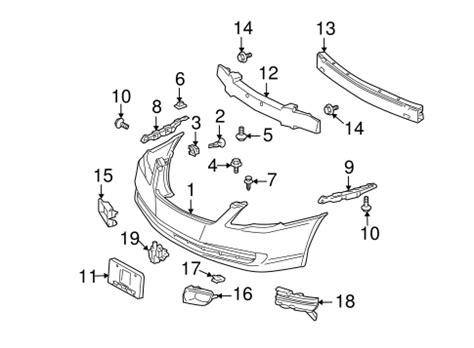 Bumper And Components Front For 2005 Toyota Avalon Longo Toyota Parts