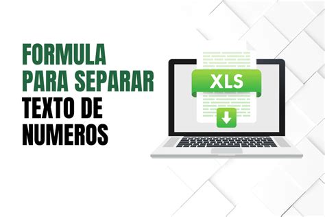 Separar textos de números y números de texto usando una fórmula Excel Negocios