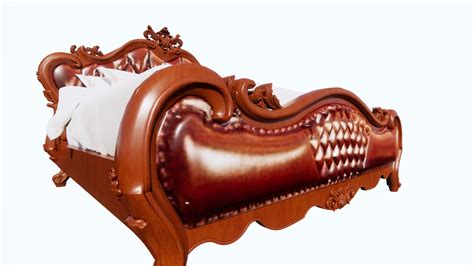 3d Classic Bed 1 Model Turbosquid 2404790