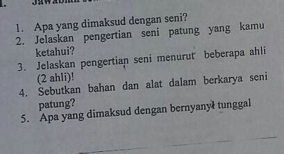 Jelaskan Pengertian Seni Patung PerpusTeknik