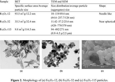 Dispersion And Morphology Of The Studied Powders Download Scientific