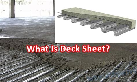 What Is Deck Sheet How To Use Deck Sheet In Peb Building
