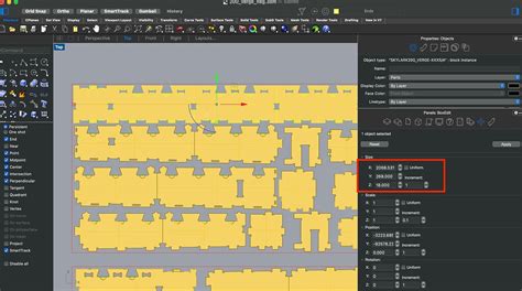 Block Instance Transform Size Field Disappeared In Rhino 8 Rhino