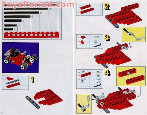 Lego 8815 Speedway Bandit Instructions And Parts List