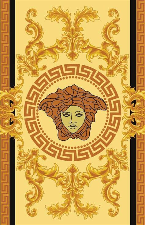 Yellow Greek Patterns Versace Iphone Wallpaper Wallpapersok