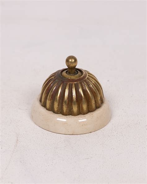 Vintage Jelly Mould Brass And White Bakelite Dolly Switch [various] On The Square Emporium