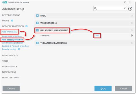 [kb2960] exclude a safe website from being blocked by web access