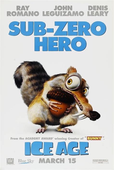 Ice Age 2002 Original Movie Poster Advance Version B Rolled Ebay
