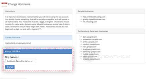 How To Change The Hostname Of A CPanel WHM Server KnownHost
