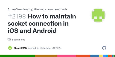 How To Maintain Socket Connection In Ios And Android · Issue 2198