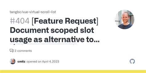 [feature request] document scoped slot usage as alternative to `data