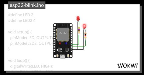 Esp32 Led O Copy Wokwi Esp32 Stm32 Arduino Simulator