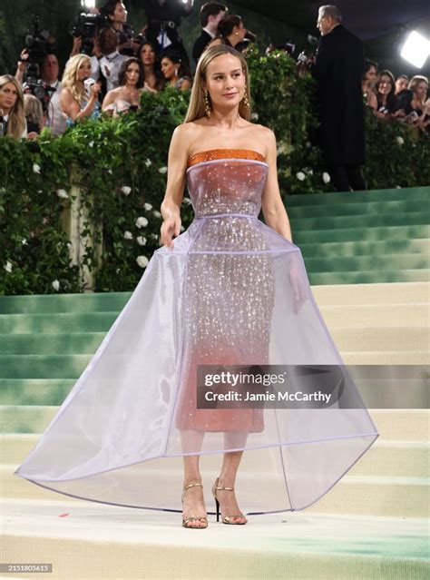 Brie Larson Attends The 2024 Met Gala Celebrating Sleeping Beauties