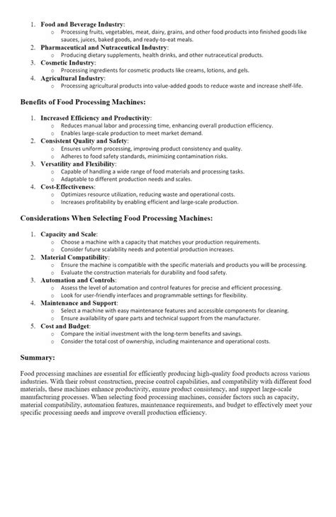 Food Processing Machine At ₹ 650000 फूड प्रोसेसिंग प्लांट In New