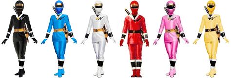 Gokai Change - Kakuranger six females by mbadidoy95 on DeviantArt