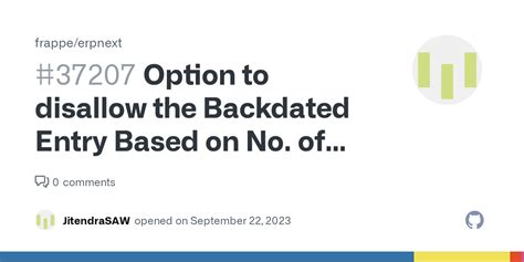 Option To Disallow The Backdated Entry Based On No Of Days As Per The