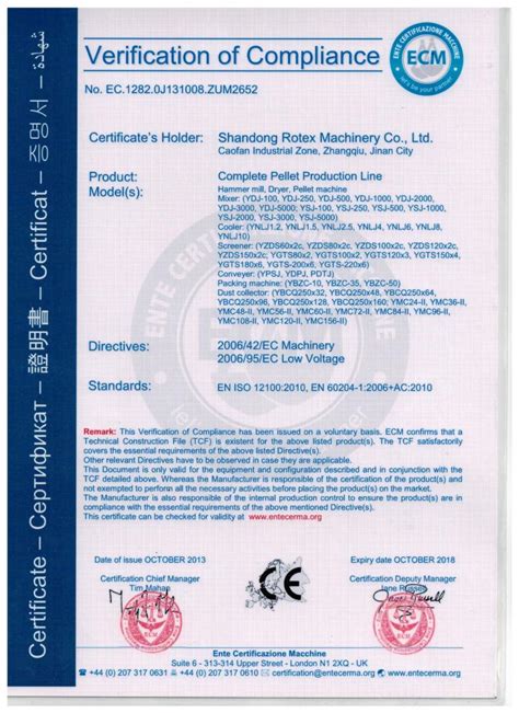 Helosie Kong On Linkedin Ce Certification Of Complete Pellet