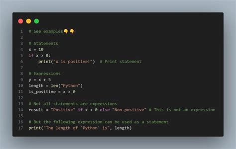 What Is Statements Vs Expressions In Python Chris Awoke Posted On