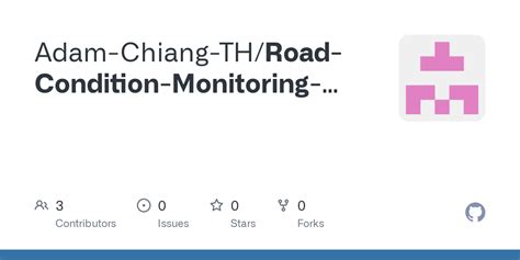 GitHub Adam Chiang TH Road Condition Monitoring Device