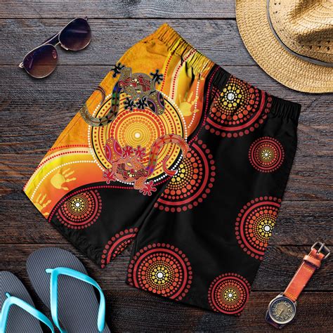 Aboriginal Mens Shorts Couple Aboriginal Lizards To The Closet
