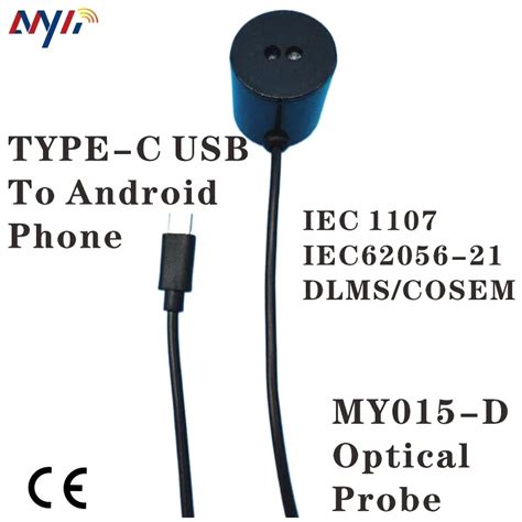 Android Type C Usb Optical Probe Ir Sensor Iec1107 Iec62056 21 Dlms For