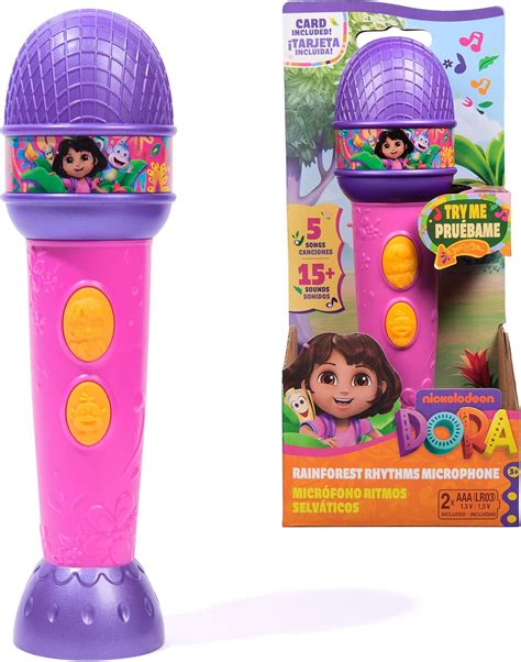 Dora Rainforest Rhythms Microphone With Music Sound Fx