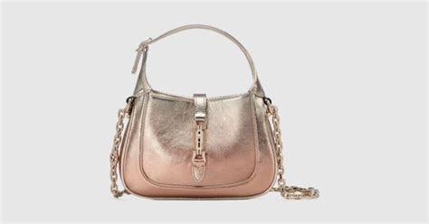 Jackie 1961 Mini Bag In Copper Lamé Leather Gucci® Th