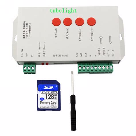 New 5 24V T1000S SD Card LED Pixel Controller WS2812B 6803 WS2811 RGB LED Strip Shopee Malaysia