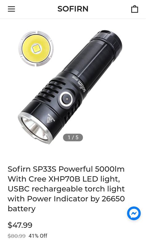 Sofirn Sp33s R Flashlight