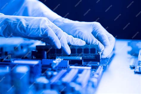 Premium Photo Installing The Ram Random Access Memory Into Pc