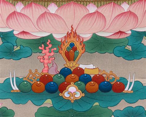 Shakyamuni Buddha Peaceful Thangka A Sacred Symbol Of Enlightenment