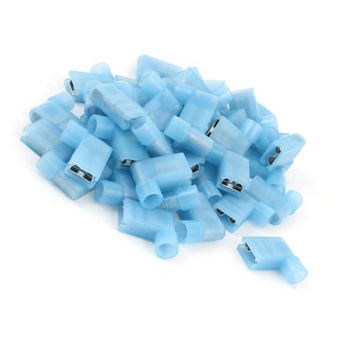 80Pcs 90 Degree Insulated Female Push On Wire Terminal Connector Walmart Com